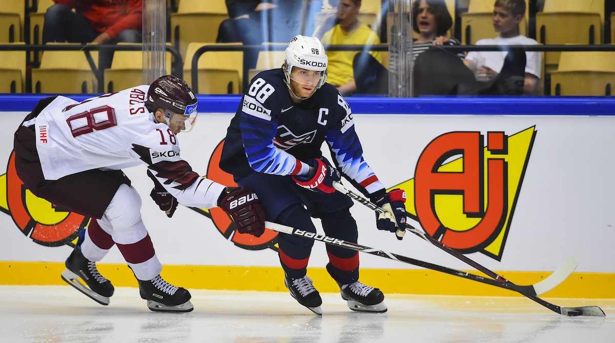 Patrick Kane named as the MVP of the IIHF World Championship : r/hockey