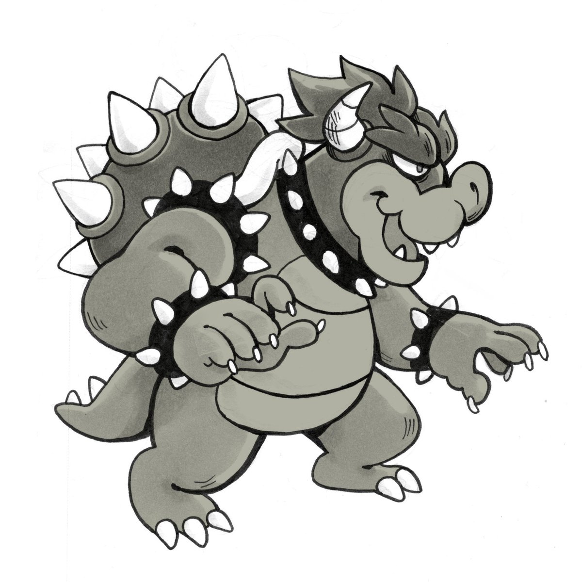 「some old bowser drawings 」|JRのイラスト