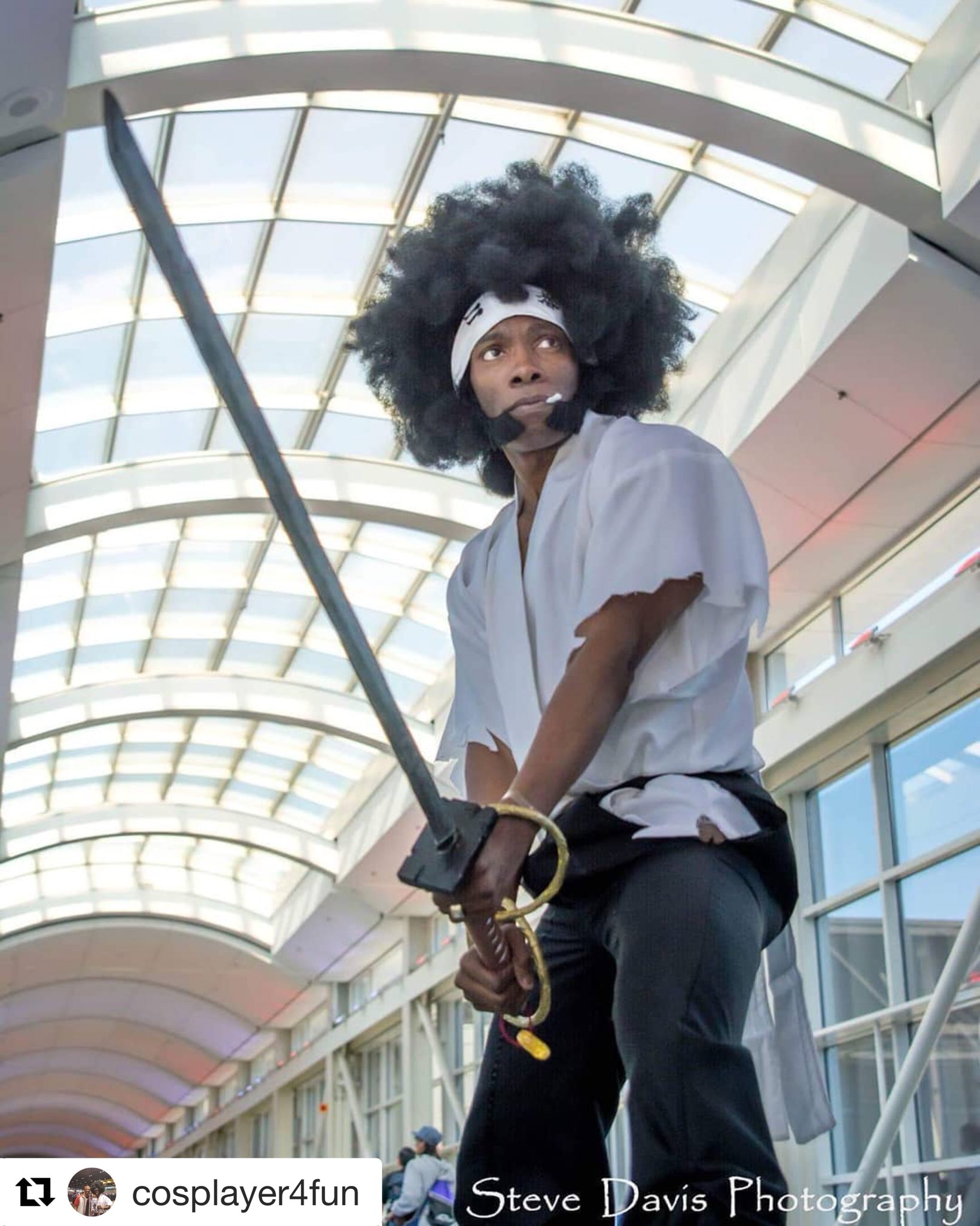 Afro Samurai Ninja Ninja Cosplay