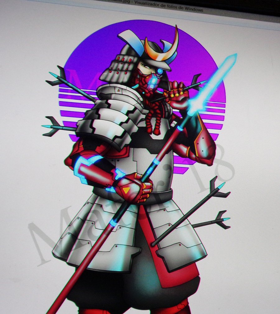 Future Samurai Concept Art