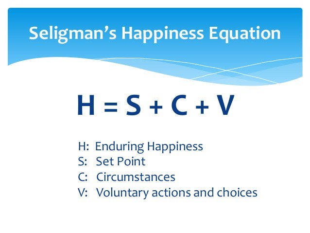 Happiness Equation