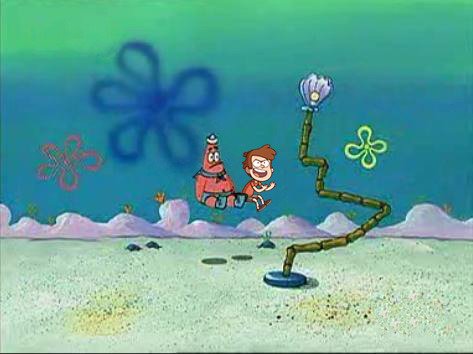 Spongebob Boat Mobile