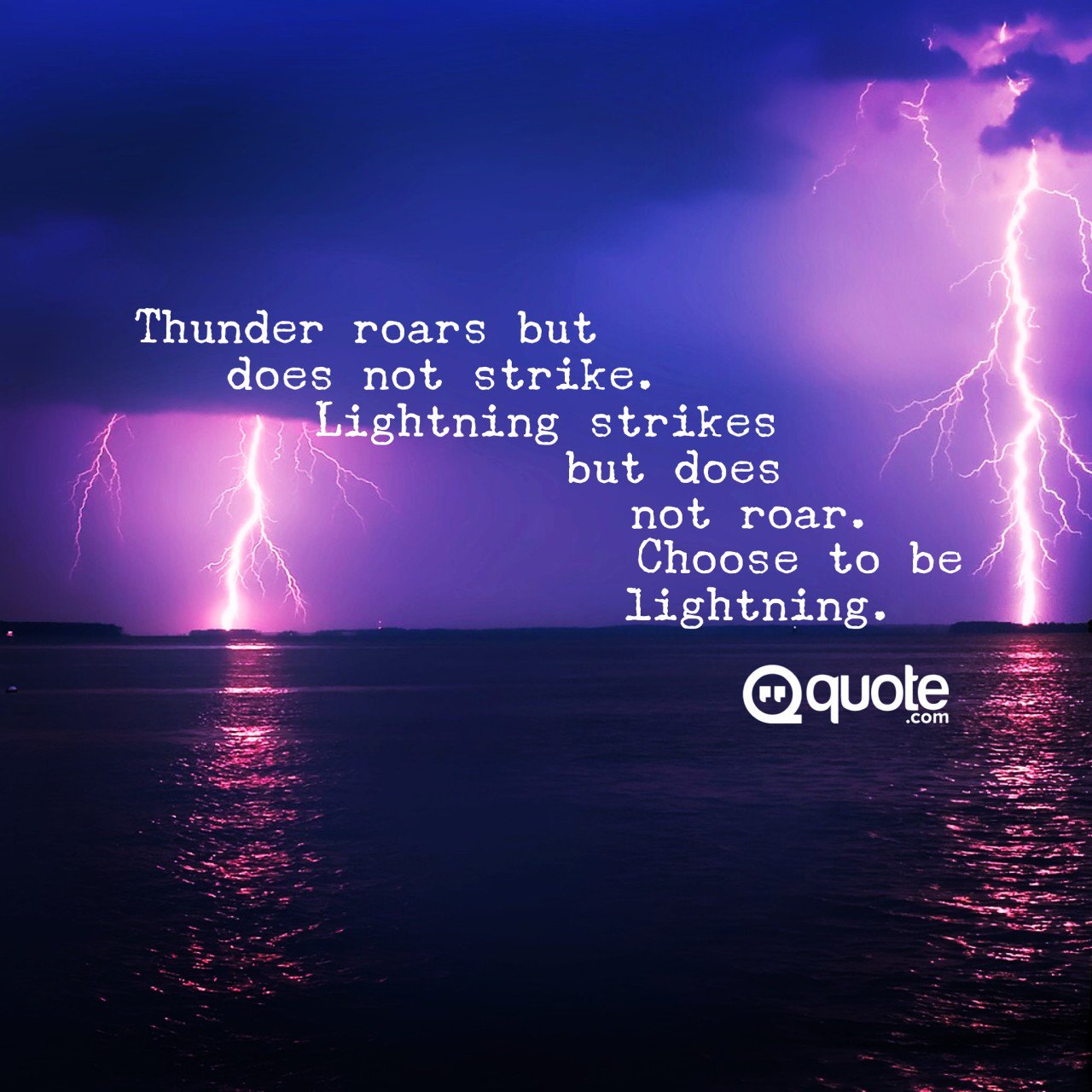 Thunder And Lightning Quotes