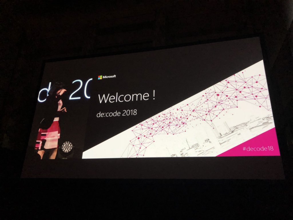 Microsoft de:code 2018 Twitter実況まとめ #decode18 - posfie