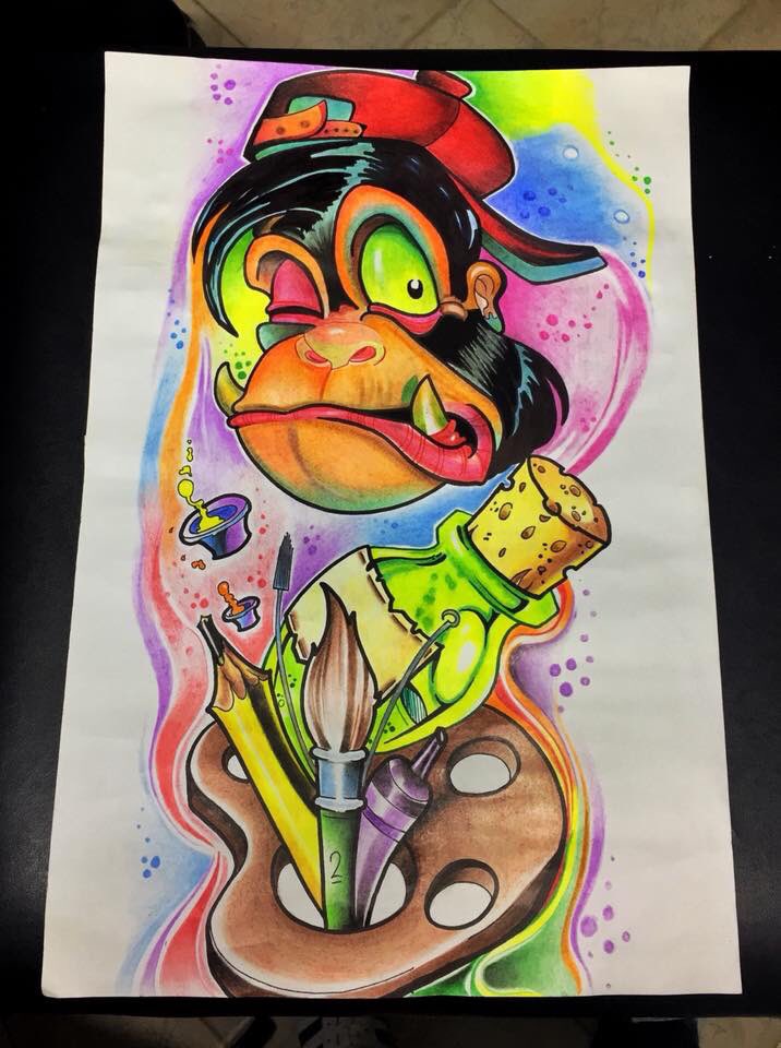 New School Tattoo Art Drawings