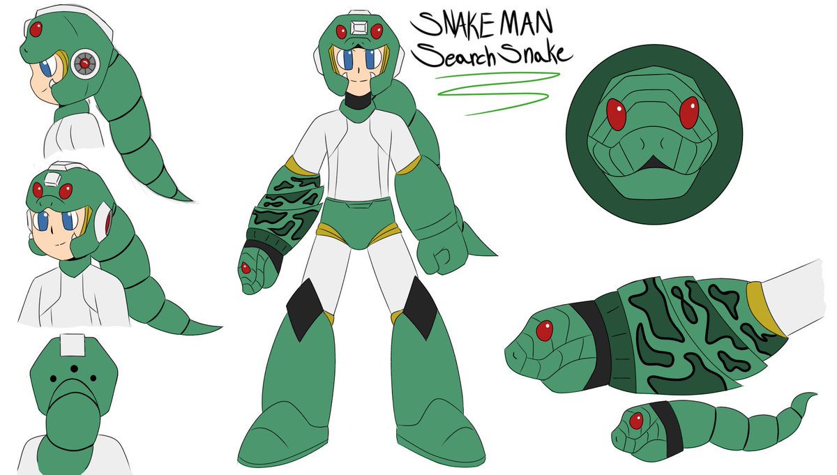 Snake Man Mega Man