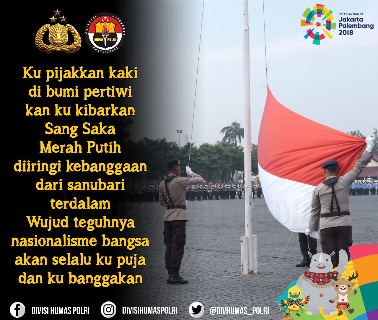 Merah Putih Quotes RKH. MOH. NASIH ASCHAL MENGAJAK SANTRI SELALU CINTA