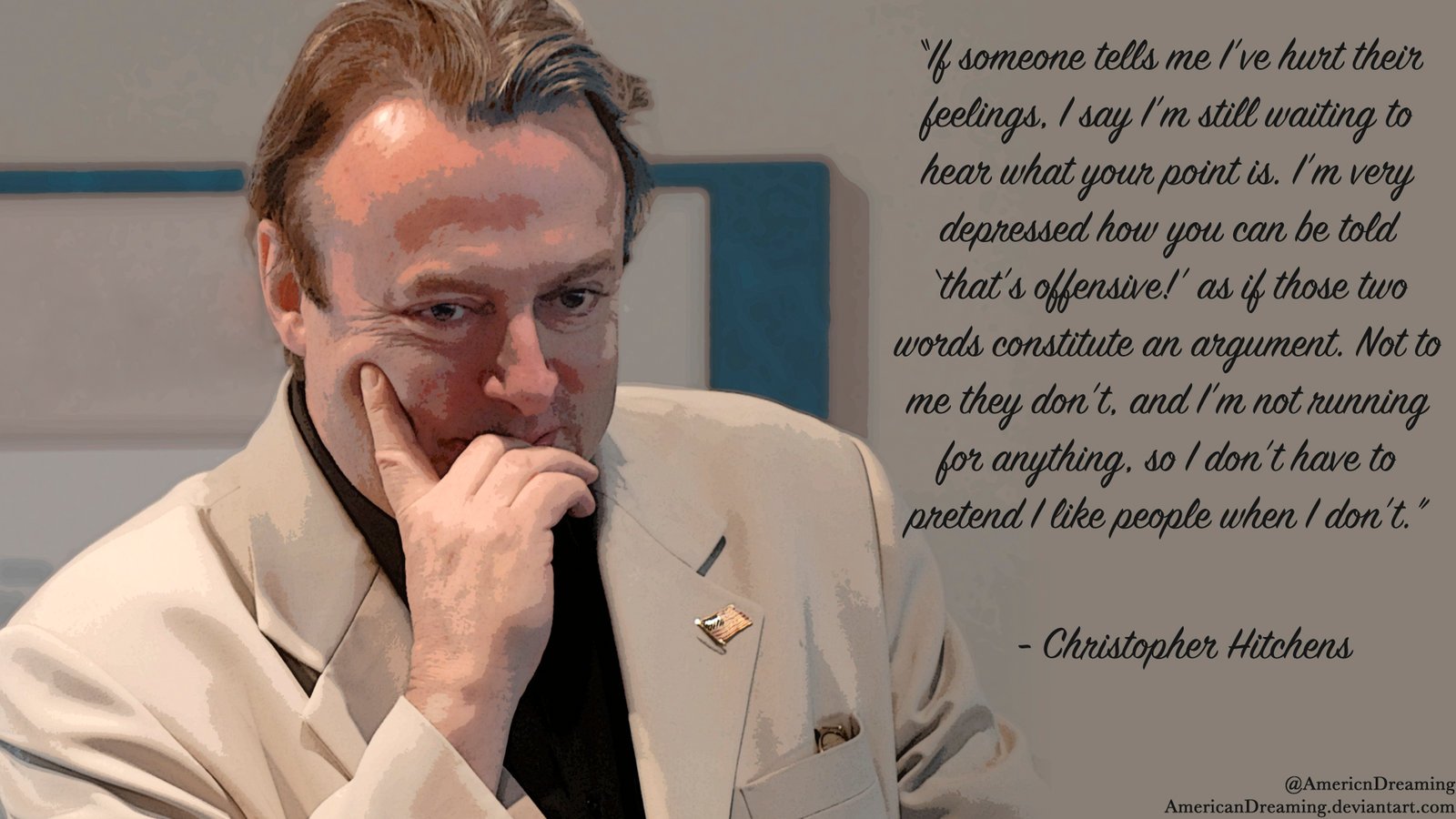 Christopher Hitchens Wallpaper