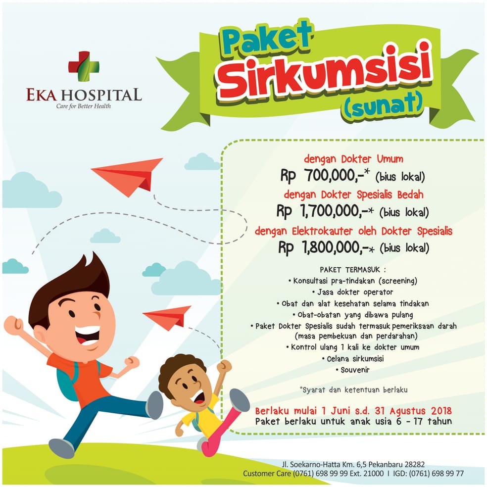 Eka Hospital on Twitter: "Dapatkan Paket #sirkumsisi atau #sunat untuk anak usia 6-17 tahun di ...