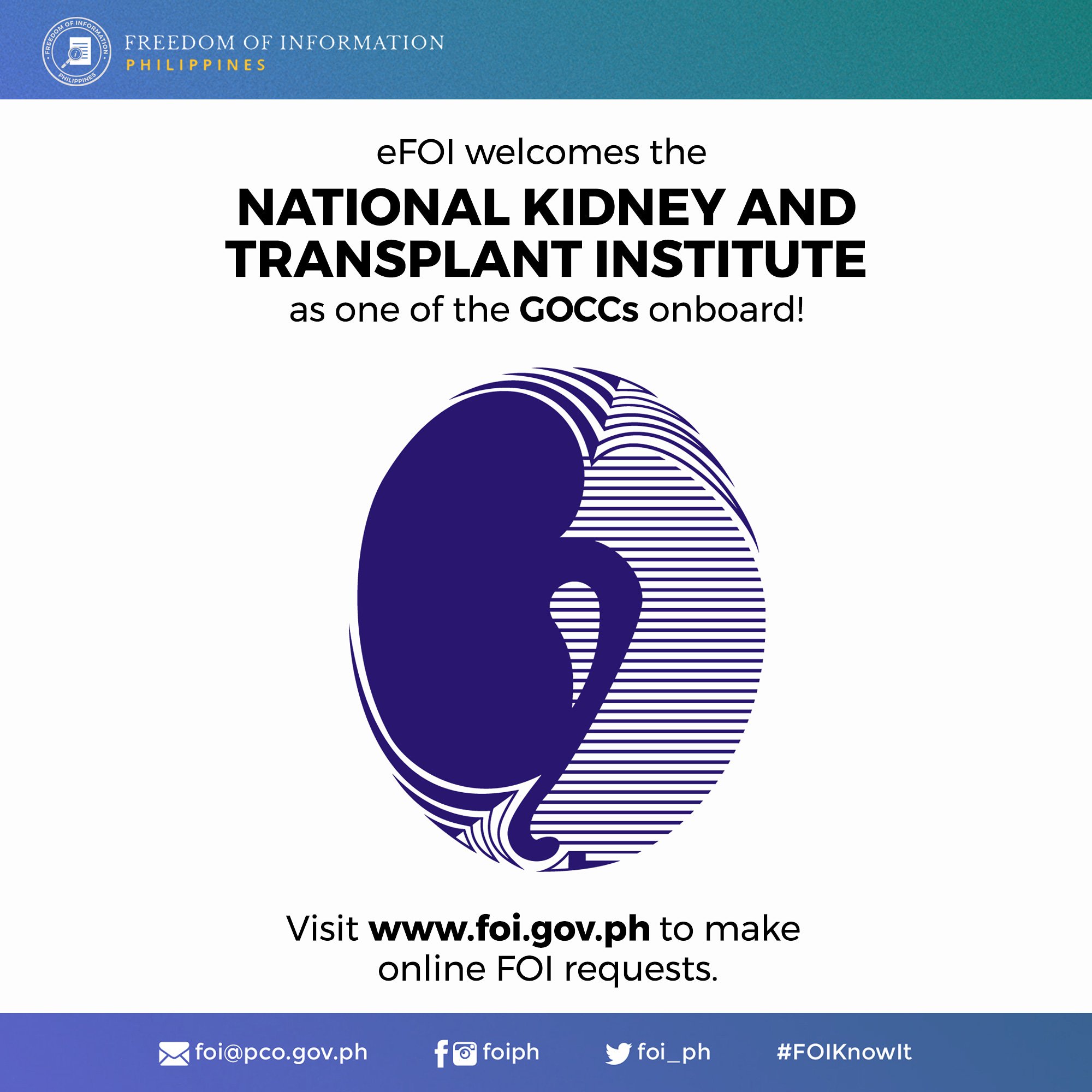 National Kidney Transplant Institute Logo