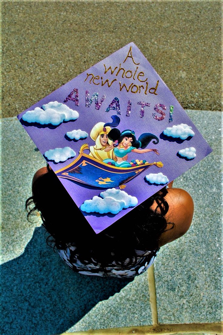 Graduation Cap Decoration Disney Princess