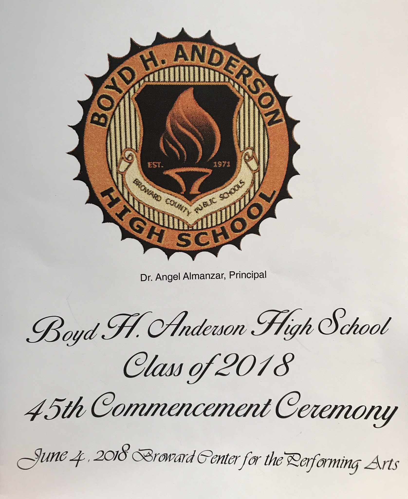 Boyd Anderson High School Logo Brag About Boyd Anderson High School In