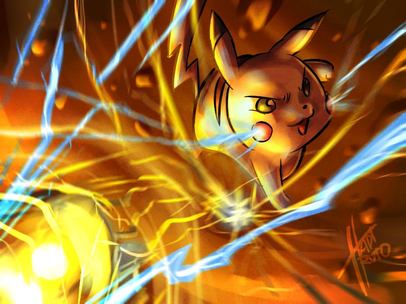 Pikachu Thunder Attack