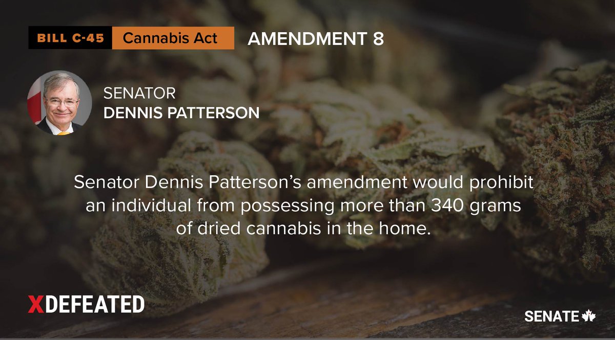 All Amendment To The Cannabis Act In The Senate C 45 R Canadients