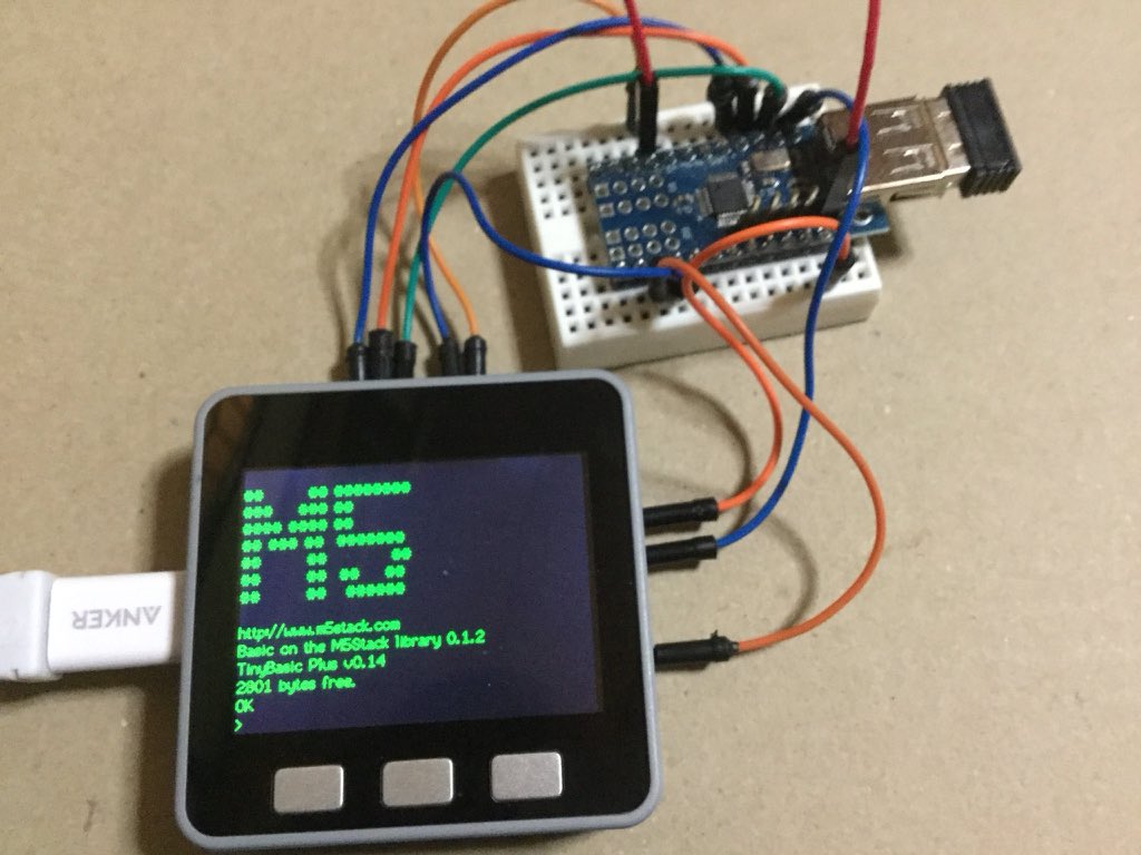 robo8080 on Twitter: "メモ : M5Stack ProtoモジュールでUSB Hostモジュール https://t.co/FA6JQUOLmm"