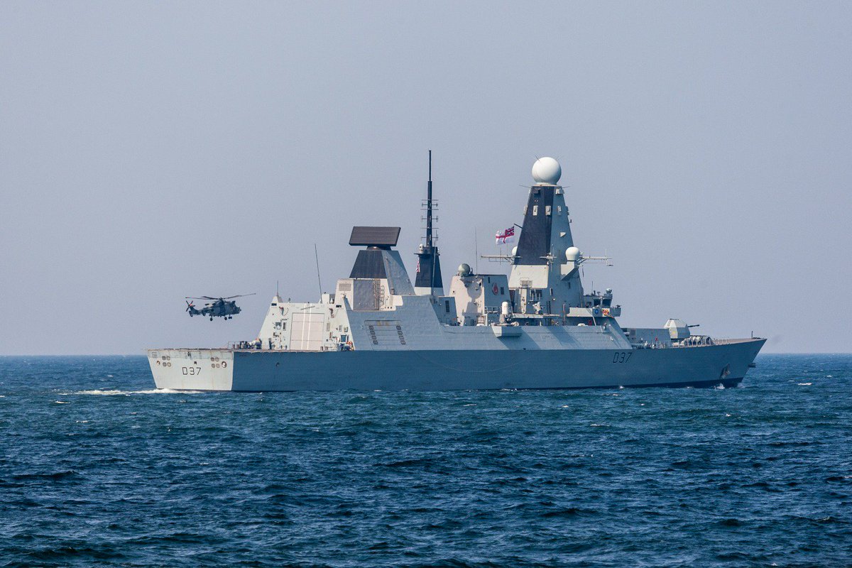 Today, the British HMS Duncan & Spanish frigate Victoria, commissioned ...