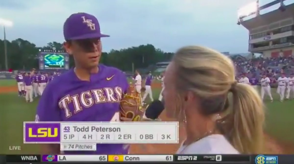 LSU Pitcher Lies To Coach About Hitting Bombs In High School To Get A ...