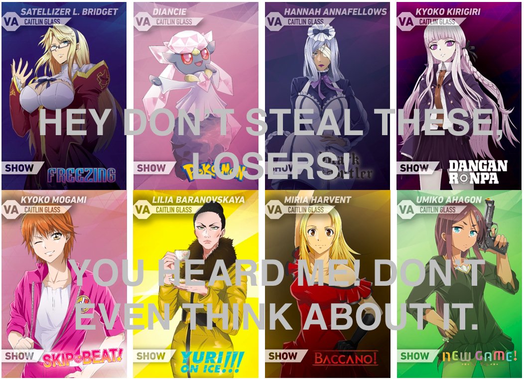 Caitlin Glass Characters