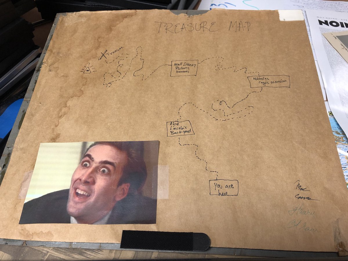National Treasure Declaration Of Independence Map