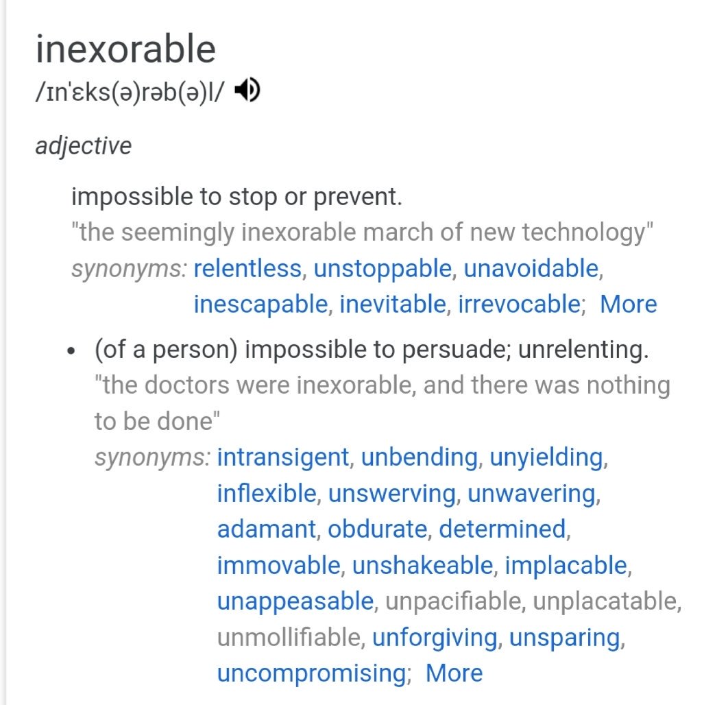 Implacable Definition