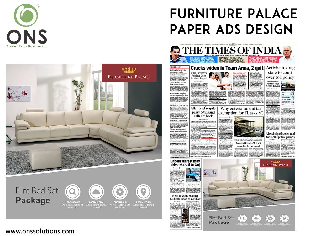 Creative Newspaper Ads Design