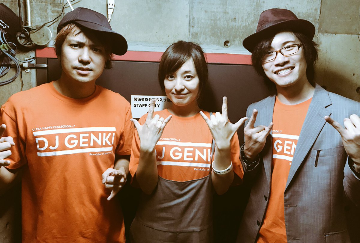 DJ Genki@彦田元気 on Twitter: "タノシーツアー東京お疲れ様でした！サプライズゲストでmoimoiさんに出ていただいて、YELL、Sunshineと歌って貰いました！本当に ...