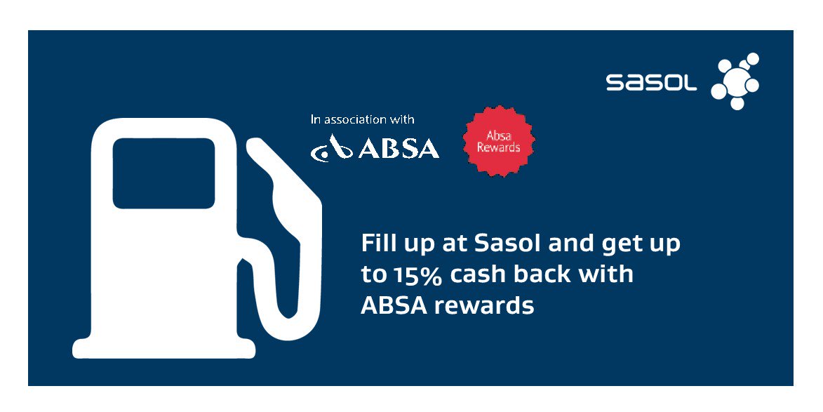 Enjoy your Sasol and ABSA Bank Fuel Rewards
