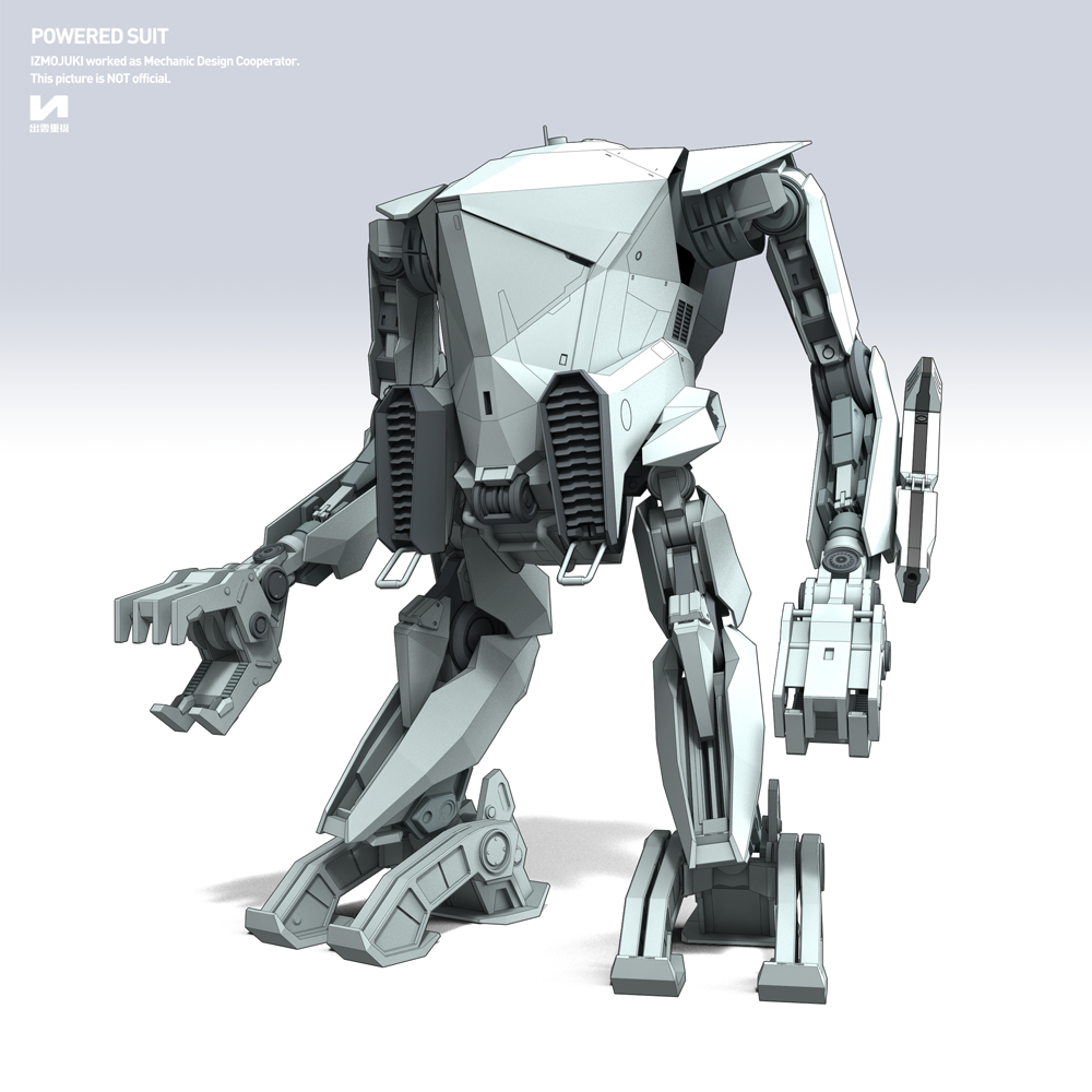 出雲重機 / IZMOJUKI | Concept art, Mech, Sci fi