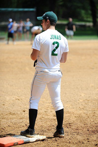 Nick Jonas Baseball Uniform