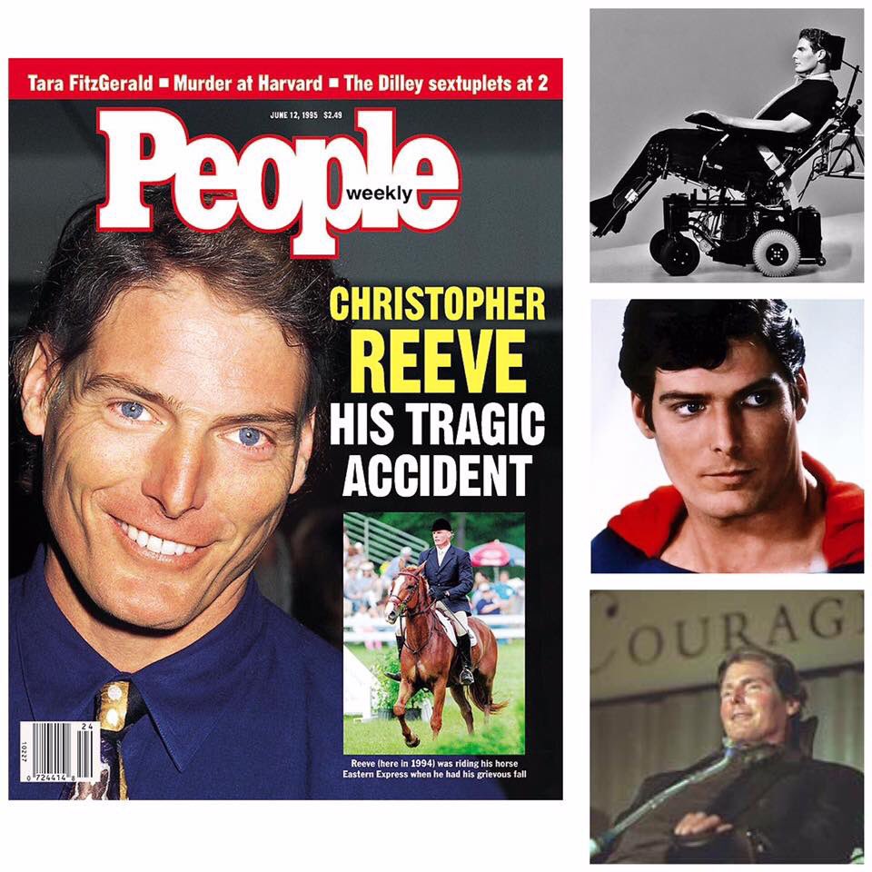 Christopher Reeve Falls Off Horse