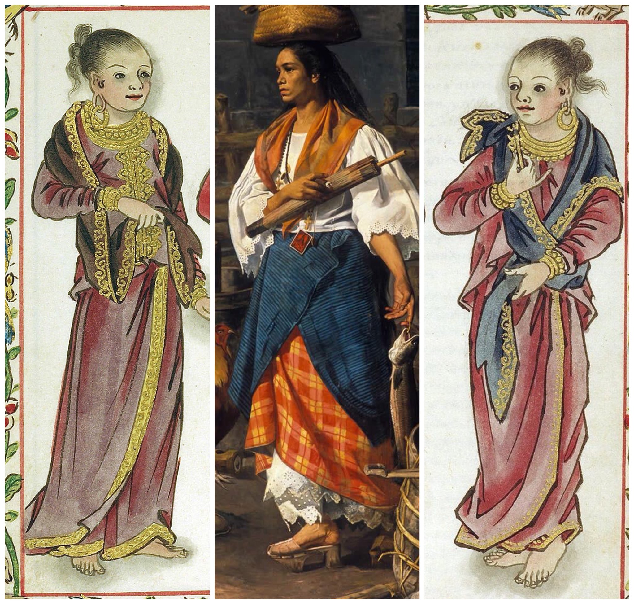 Barot Saya Costume Drawing