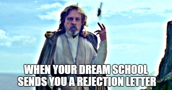 College Rejection Memes Artist, Emerging: Funny Rejection Letter