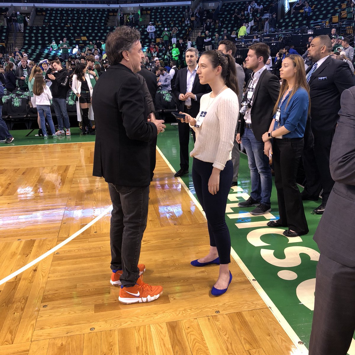 Celtics owner Wyc Grousbeck in the Kyrie 4 Wheaties for Game 7 | Dave ...
