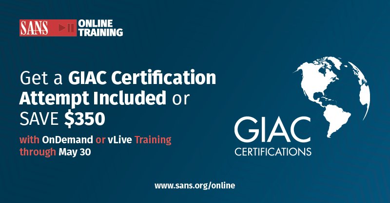 Final Days for GIAC Cert Attempt Included with SANSOnline Training ...