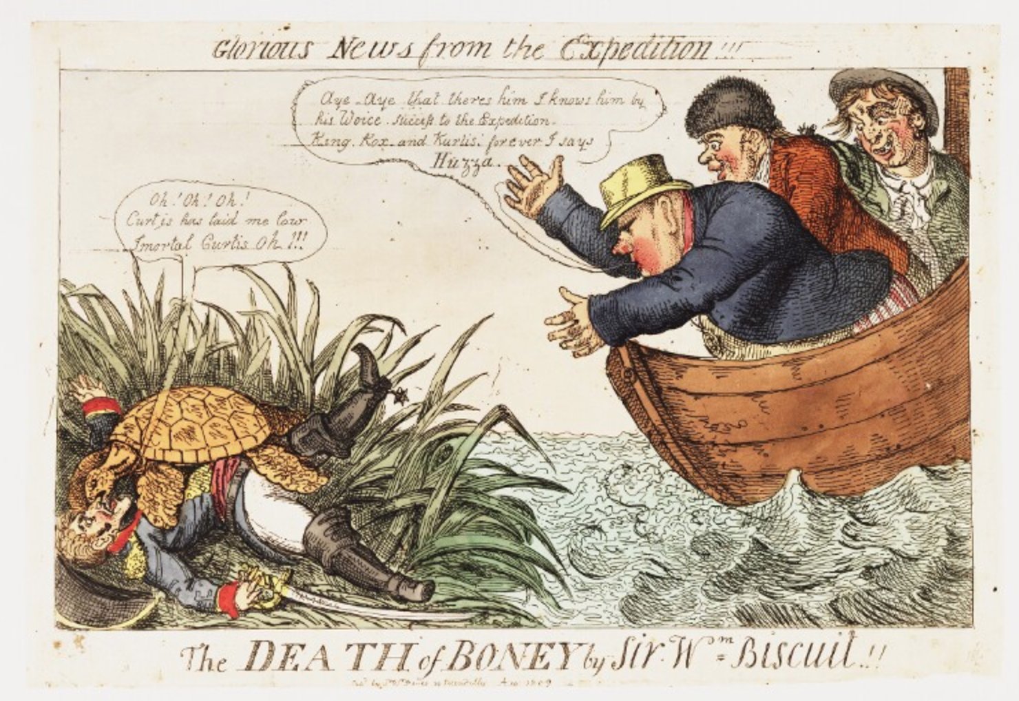 Napoleon Bonaparte Political Cartoon