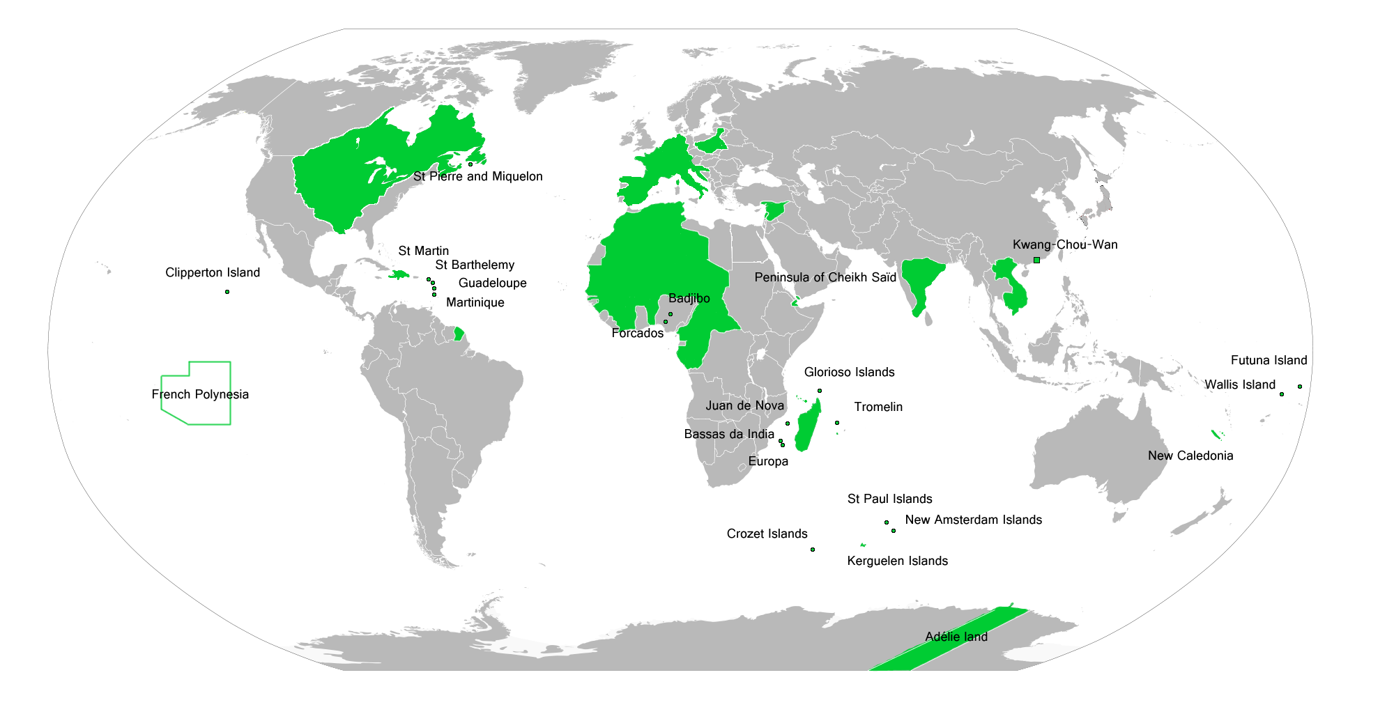 Mapa De Los Asentamientos Franceses En Texas