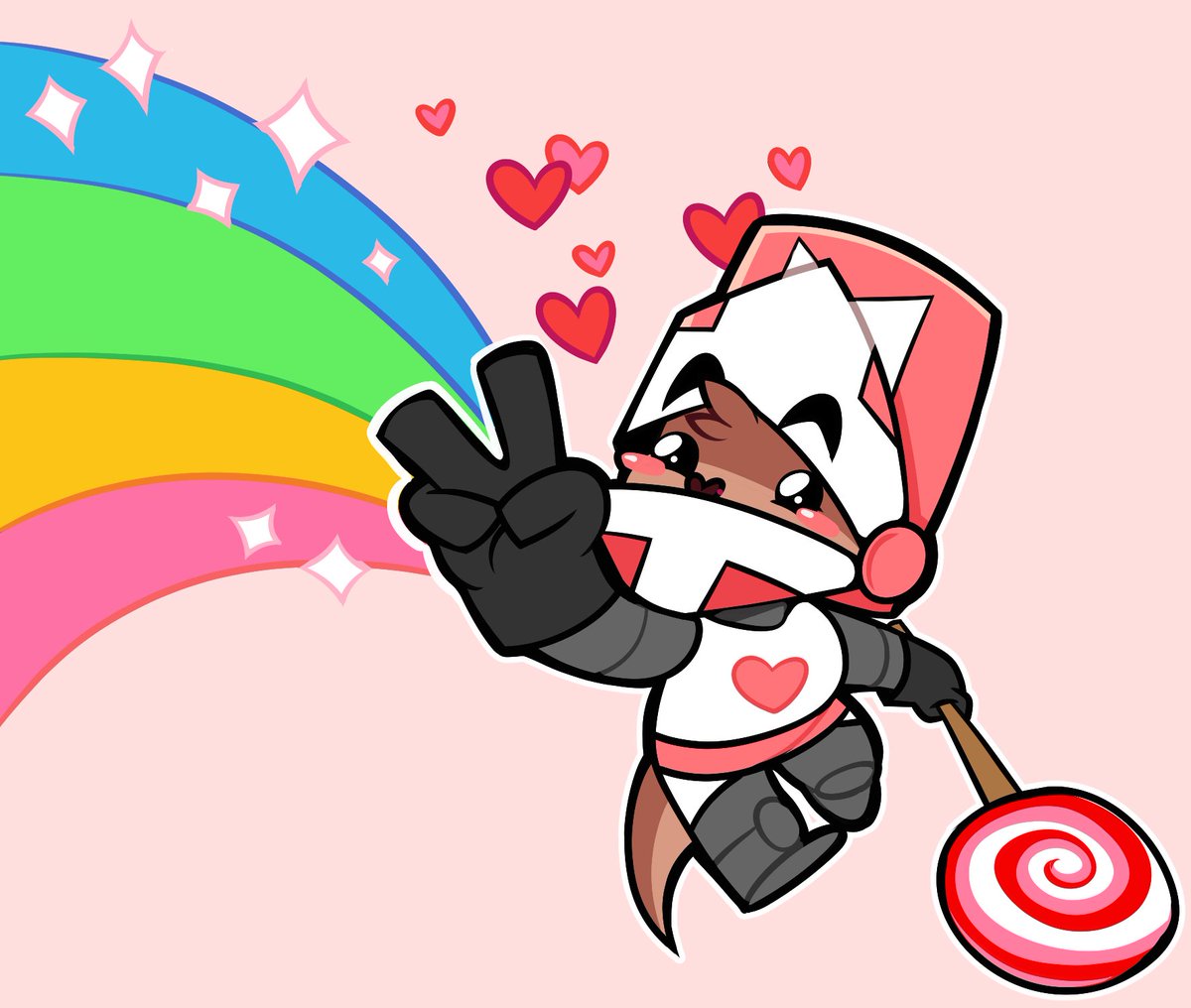 Castle Crashers Pink Knight Magic