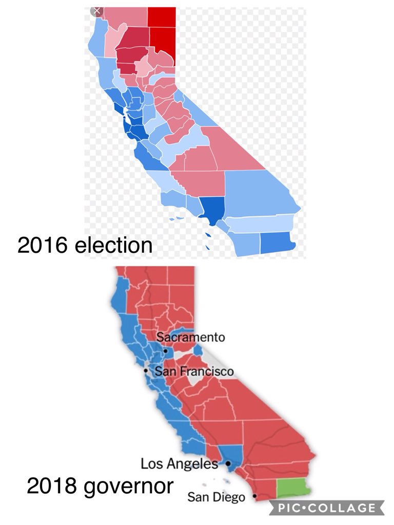 Blue Wave fizzles in California of all places!