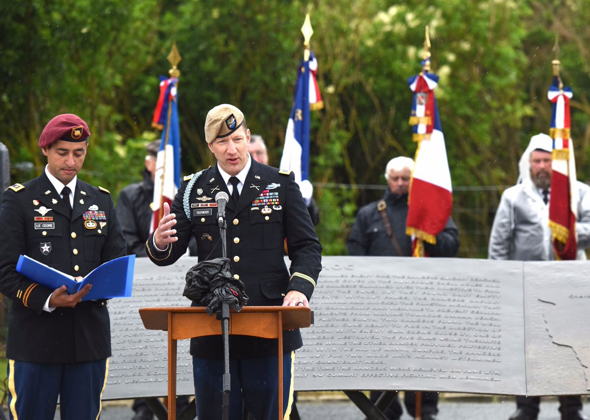 U.s. army col. brandon tegtmeier, commander of the 75th ranger regiment ...