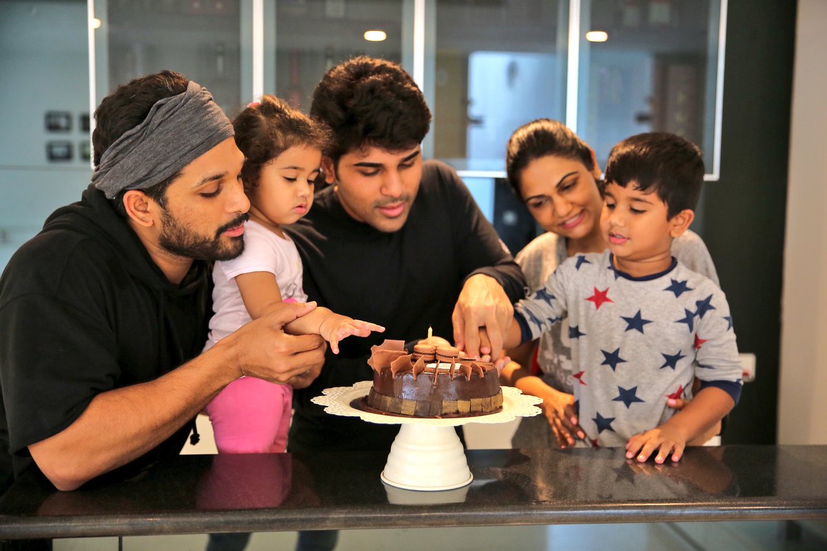 Allu Arjun With His Baby