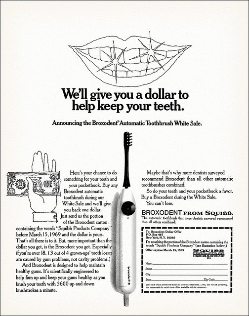 First Electric Toothbrush 1939