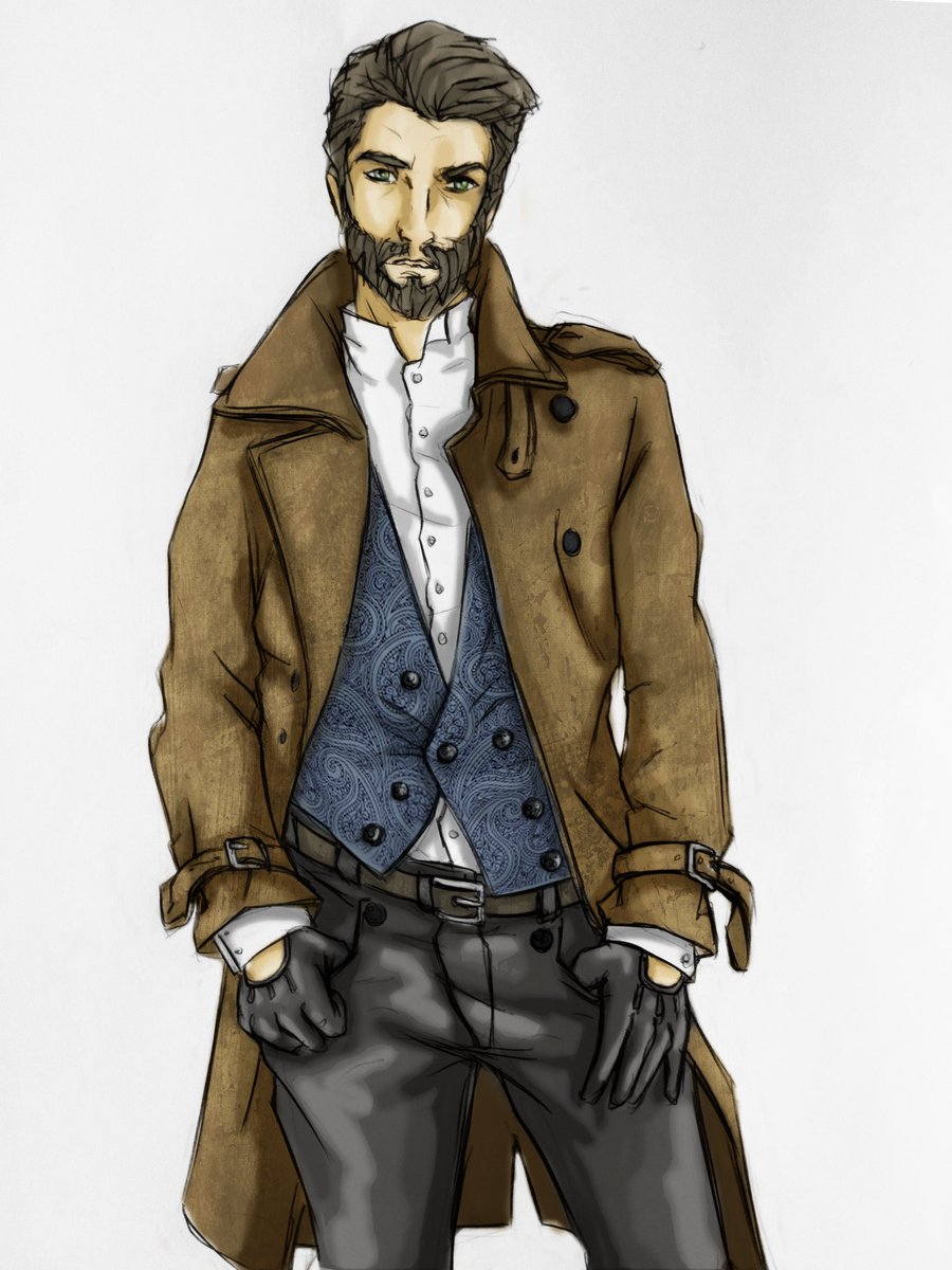 Steampunk Man Drawing