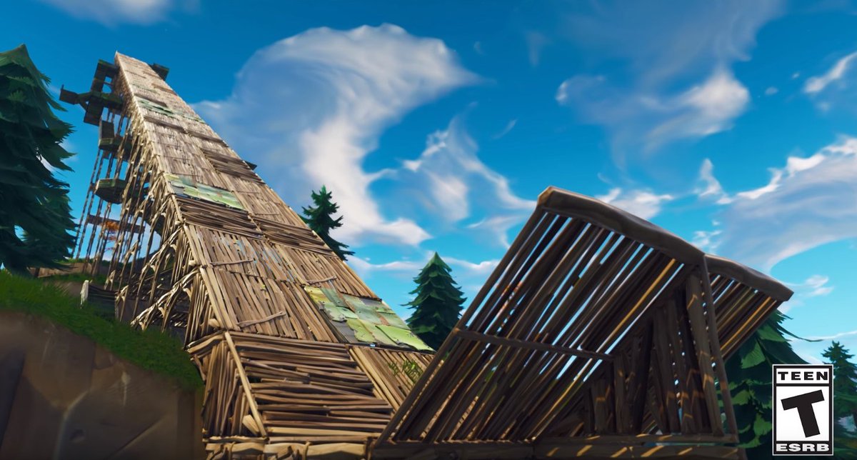 I'd love it if they added this ramp into the fortnite map, with a load ...