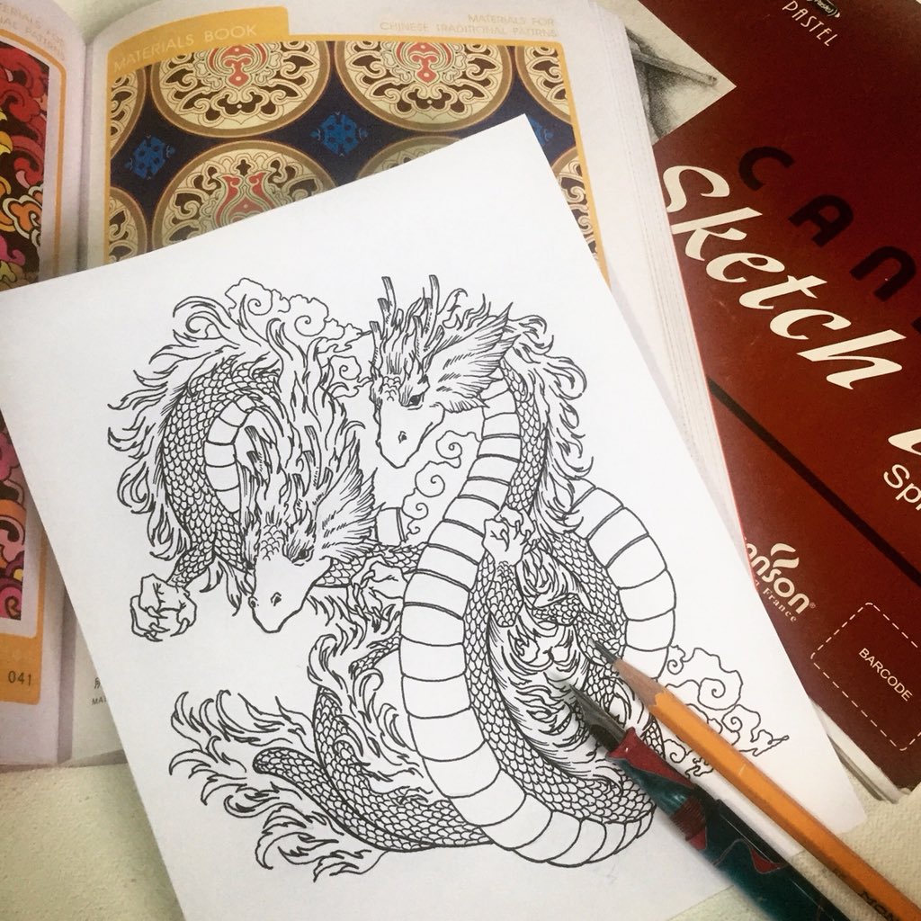 Gemini Dragon Tattoos