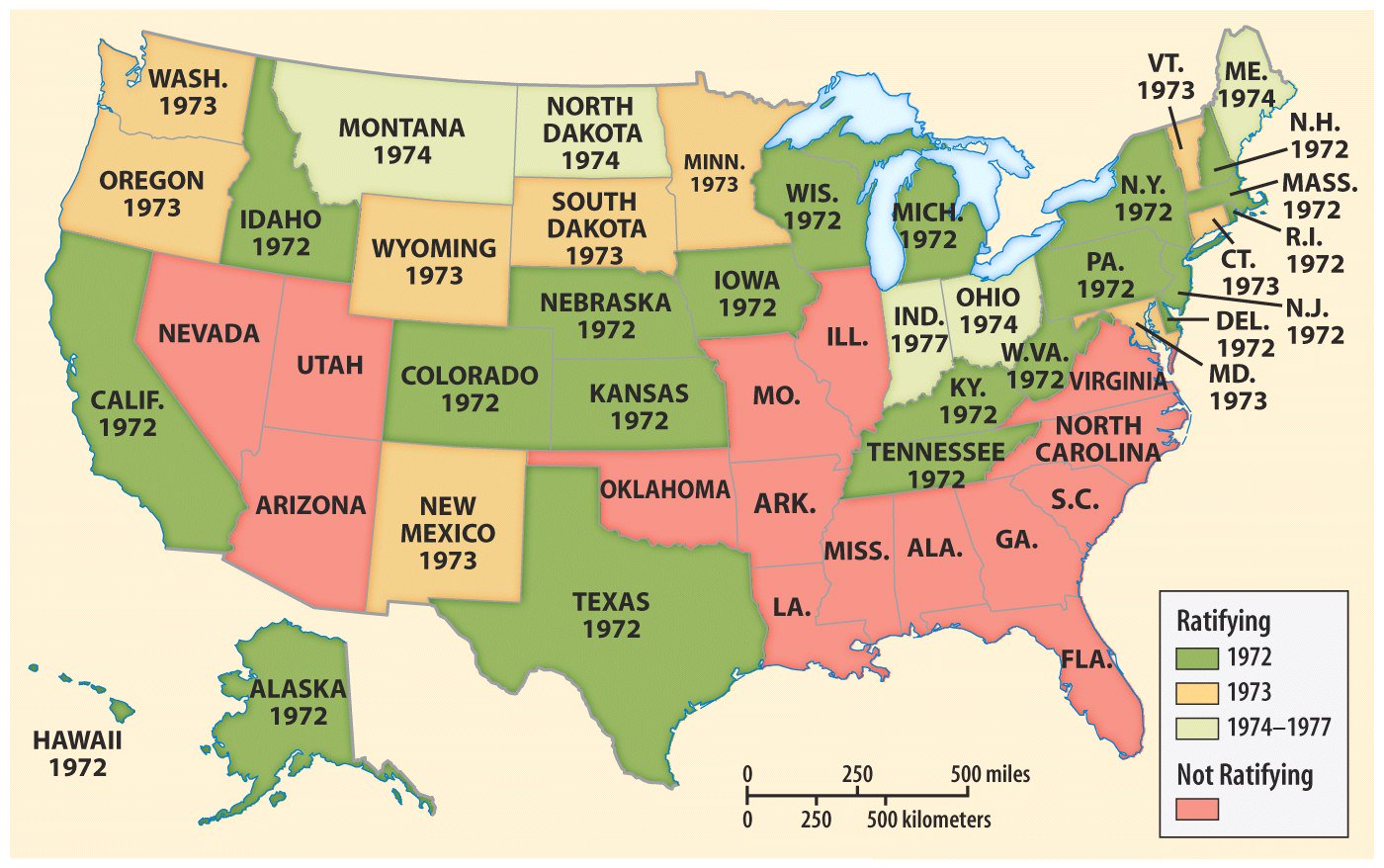 Equal Rights Amendment Map