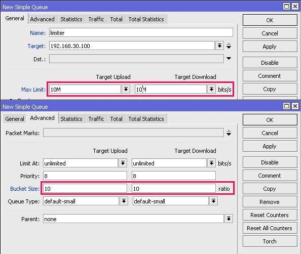 Mikrotik Simple Queue Bucket Size at Jessica Zelman blog Mikrotik Simple Queue Bucket Size at Jessica Zelman blog