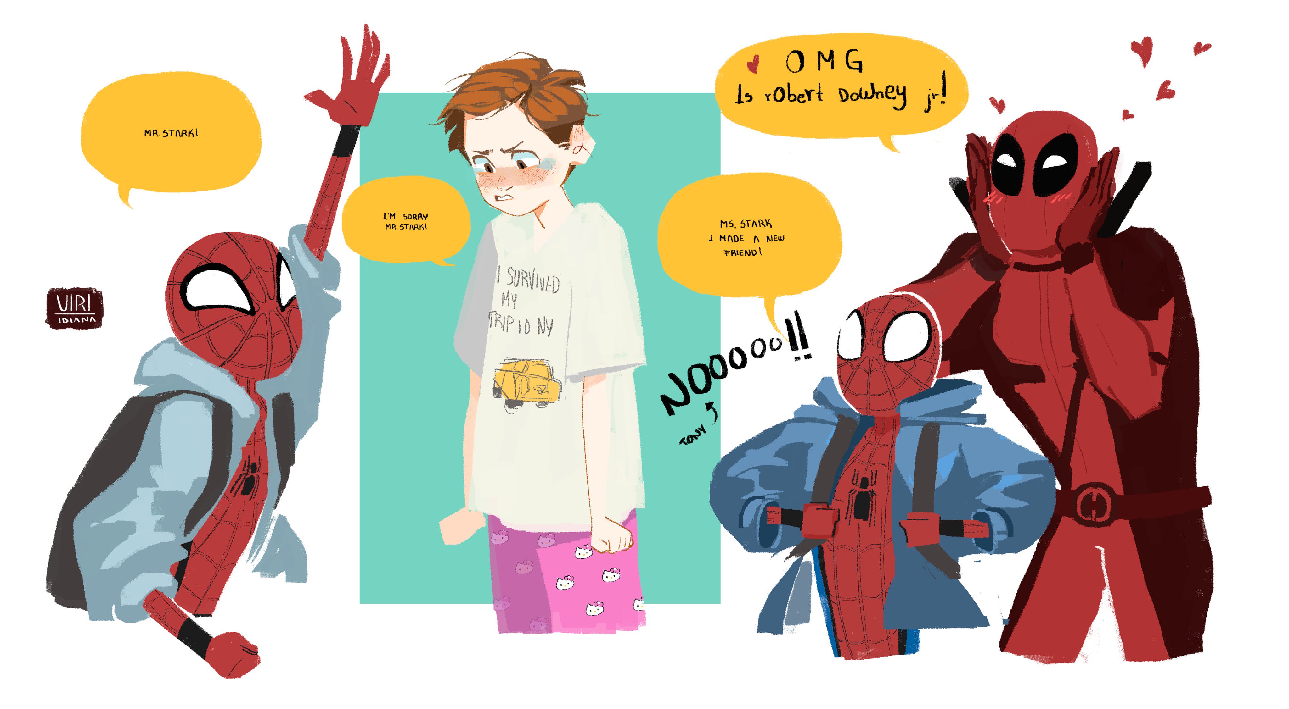 Deadpool x spiderman store