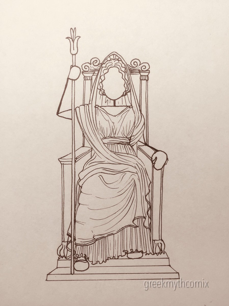 Queen On Throne Drawing