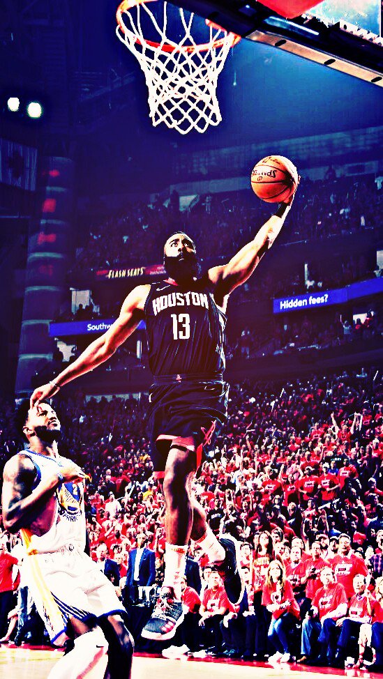 James Harden Rockets Dunk Wallpaper
