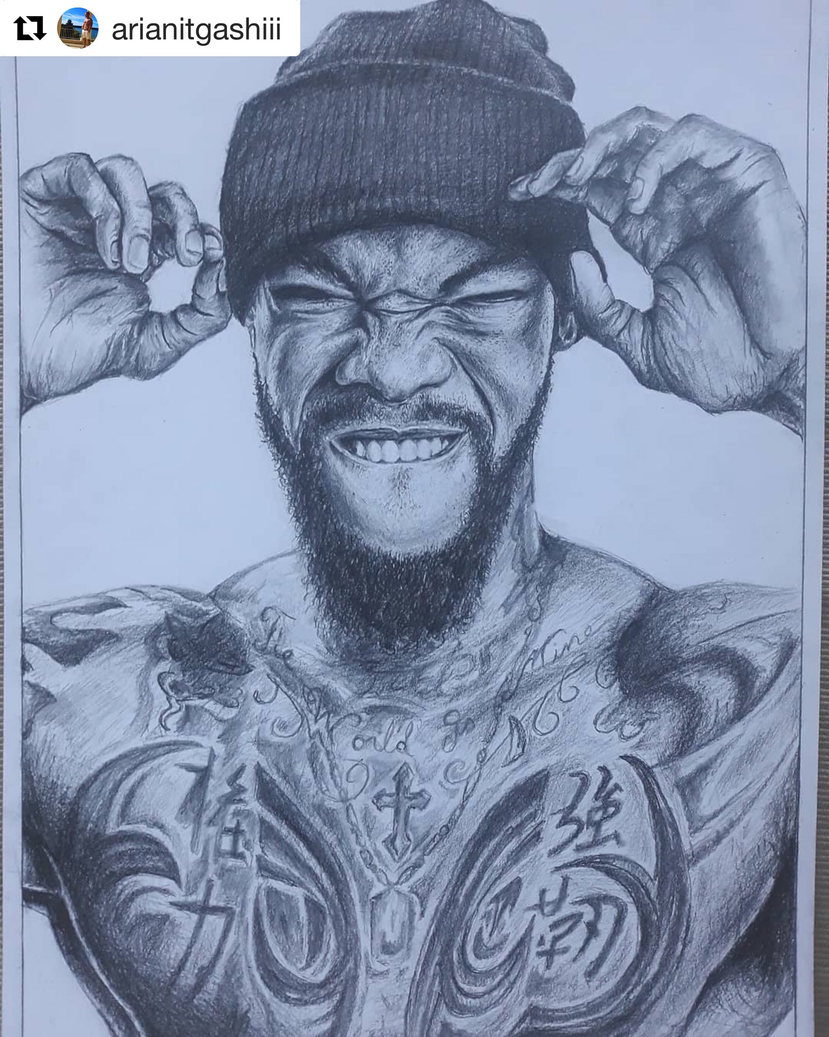 Drawing Of The Game Rapper